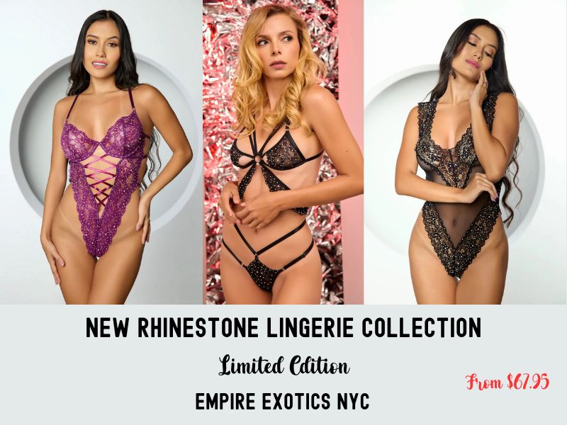 Rhinestone Lace Lingerie: Bold, Elegant & Made to Shine – Empire Exotics
